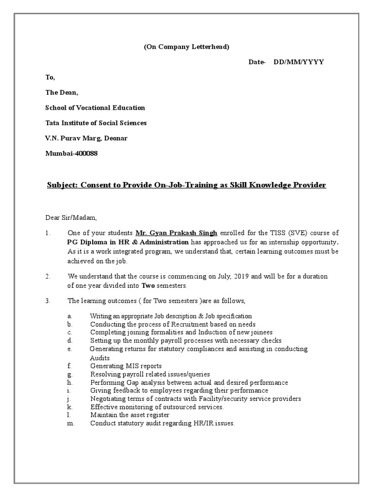 Gyan Prakash Internship Format | PDF | Cognition | Behavior Modification