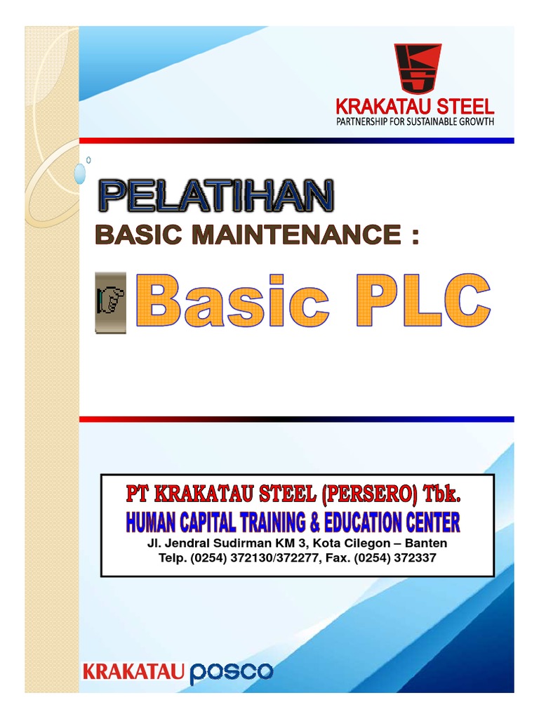 Dasar-Dasar PLC | PDF | Programmable Logic Controller | Random Access Memory
