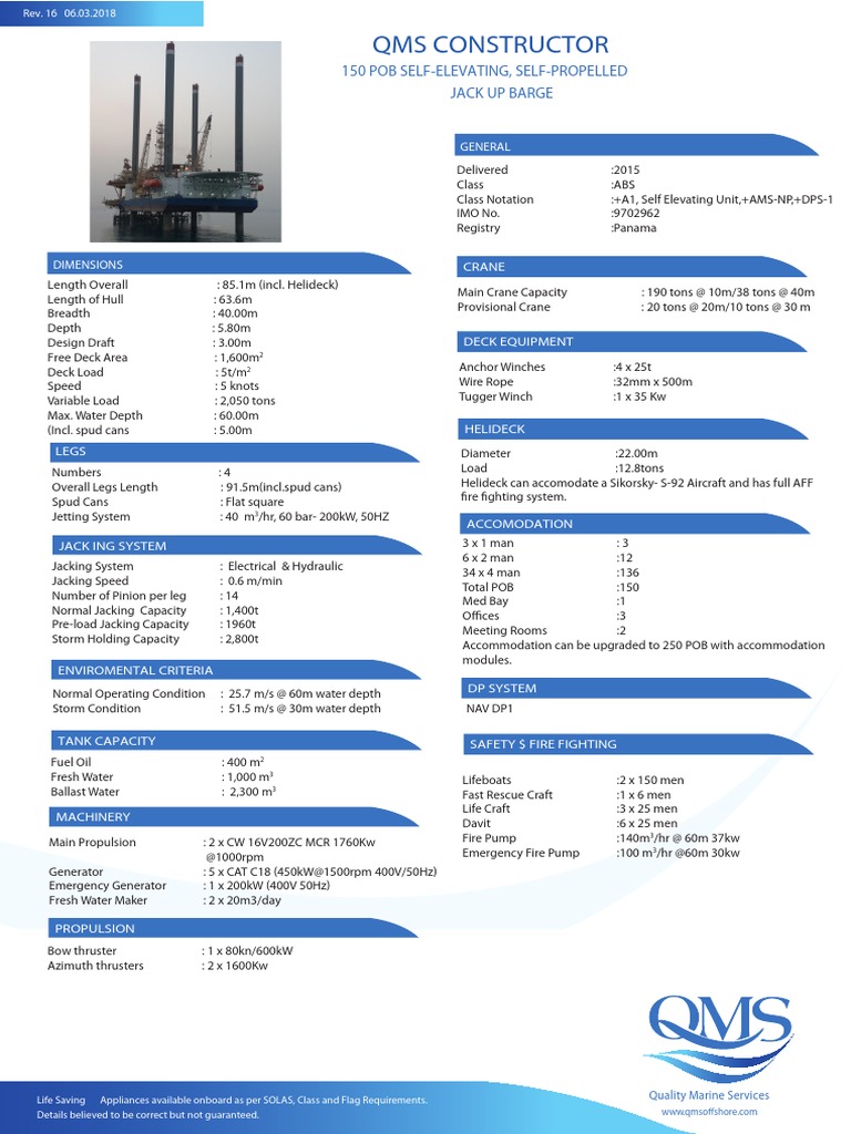 QMS Constructor | PDF | Water Transport | Ships