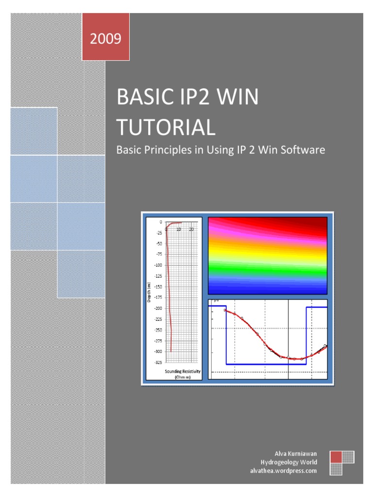 Basic IP2 Win Tutorial PDF | PDF | Electrical Resistivity And Conductivity | Software