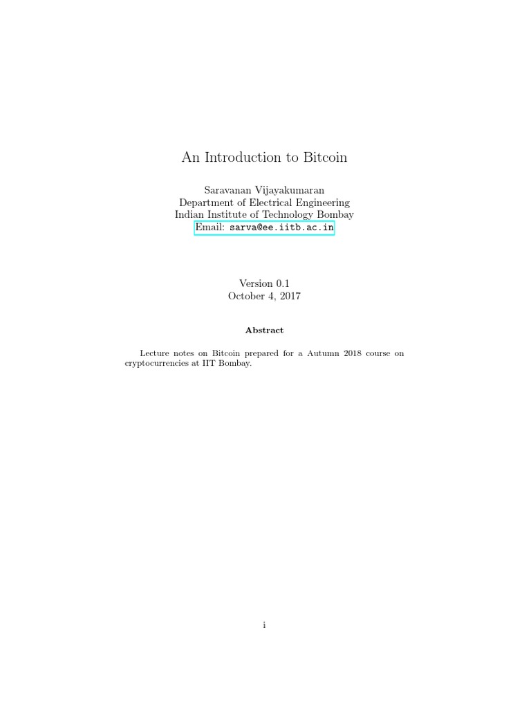 Bitcoin Notes | PDF | Group (Mathematics) | Key (Cryptography)