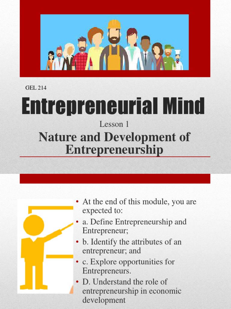 Understanding the Entrepreneurial Mindset: Attributes, Opportunities ...