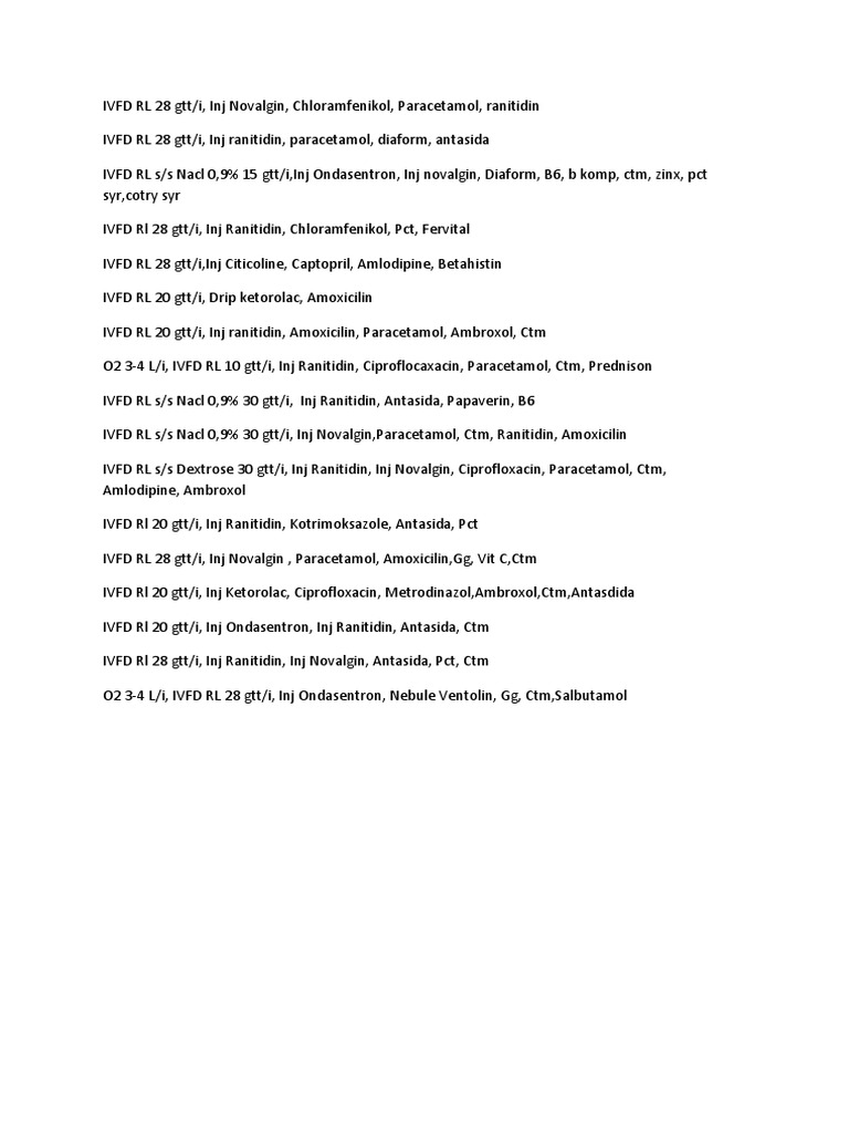 IVFD RL 28 GTT | PDF