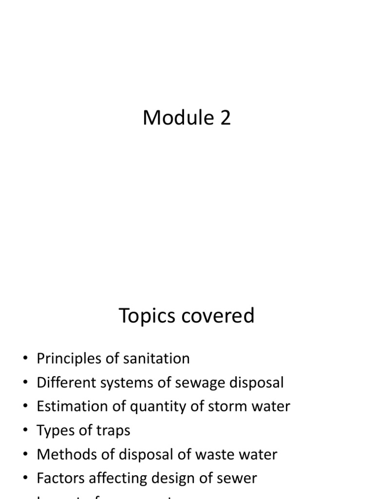 Systems of Sewage Disposal | PDF | Sanitary Sewer | Combined Sewer