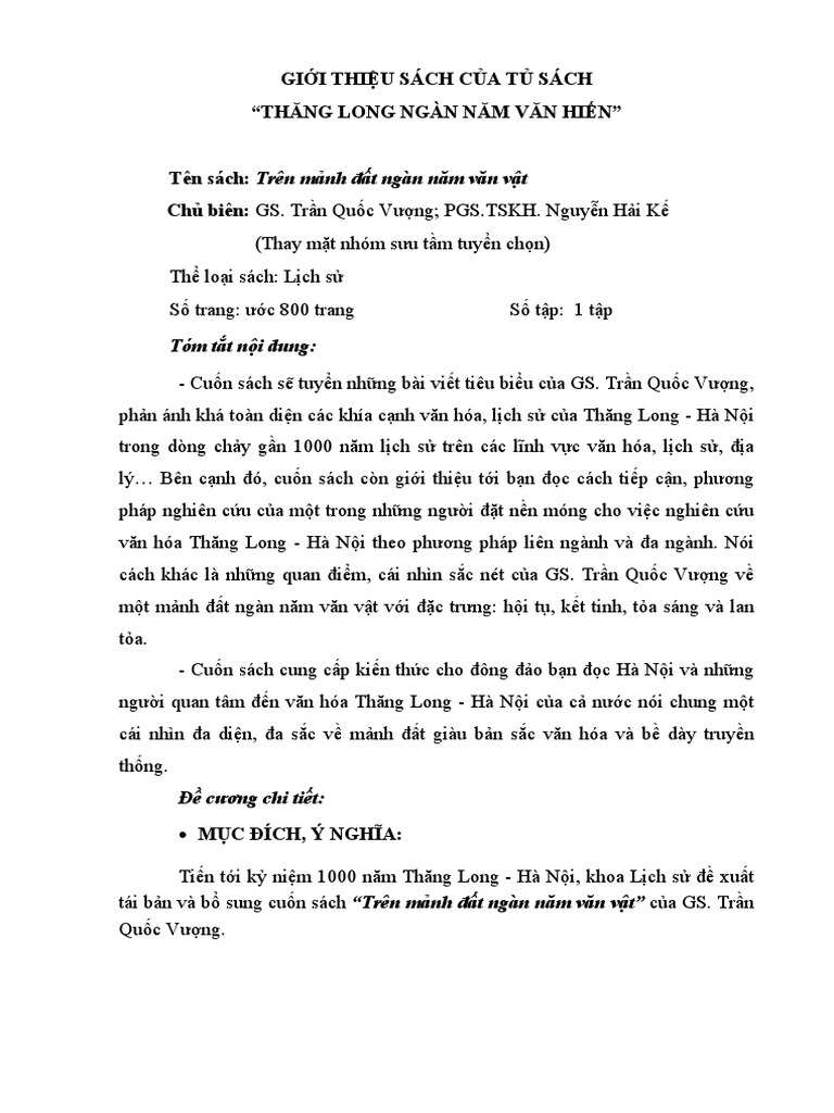 Tren Manh Dat Ngan Nam Van Vat | PDF