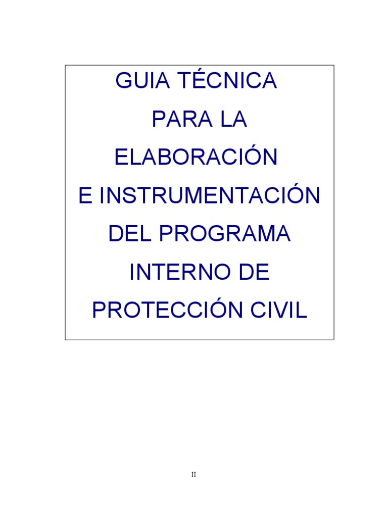 Manual de Programa de Proteccion Civil | PDF | Defensa Civil | Planificación