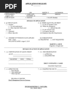 10F BFP Revise Application For Leave Rev01 041619 | PDF | Government