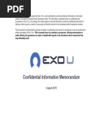 Confidential Information Memorandum Template | PDF | Business | Mergers ...