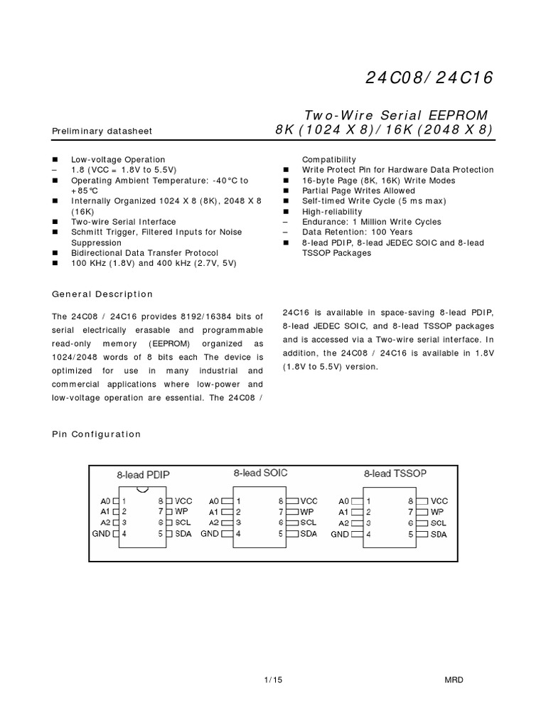 Eeprom 24c08 | PDF | Microcontroller | C (Programming Language)