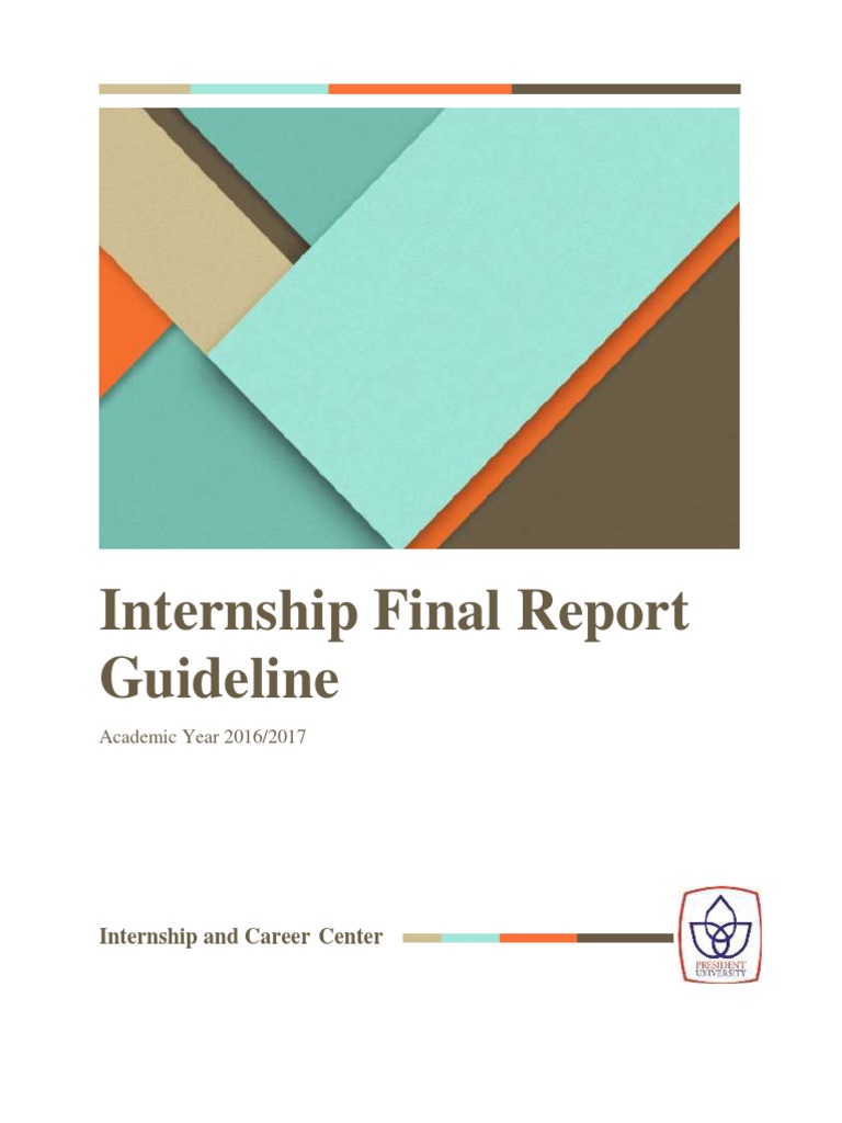 Internship Final Report Guideline: Internship and Career Center | PDF ...