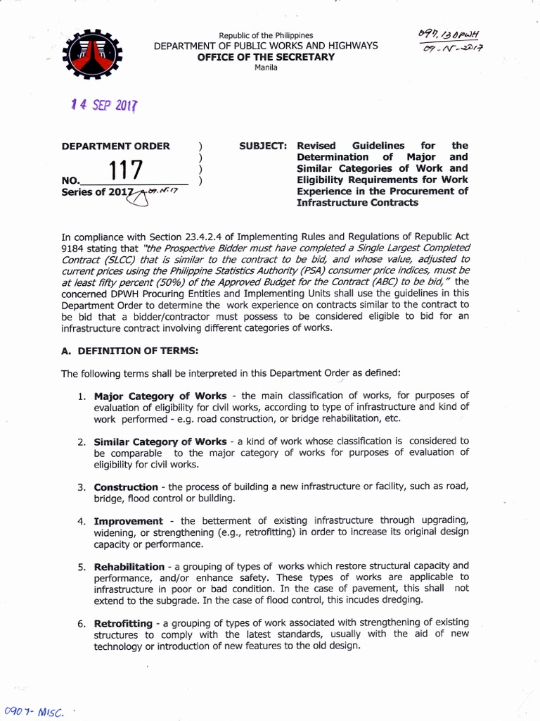 DO 117 s2017 | PDF | Construction Bidding | Deep Foundation