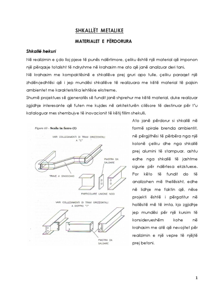 Shkalle Metalike | PDF