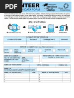 Coastal Clean Up Form | PDF | Nature