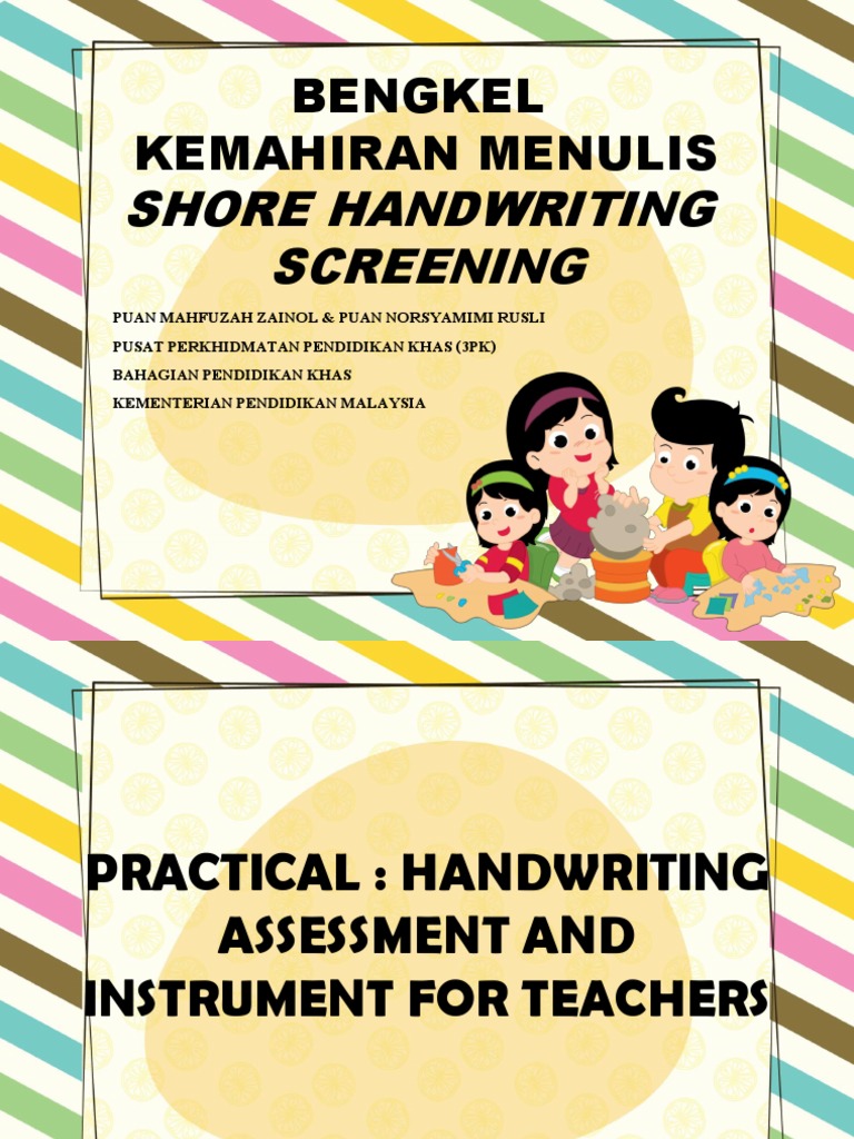 Shore Handwriting Screening | PDF