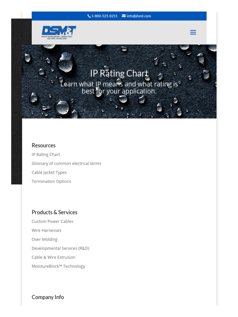 IP Rating Chart | Download Free PDF | Electrical Engineering | Nature