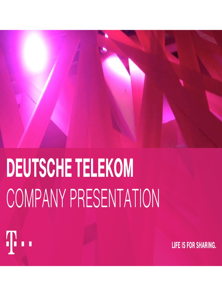 DL Presentation Deutsche Telekom | PDF | Fiber To The X | Internet Access