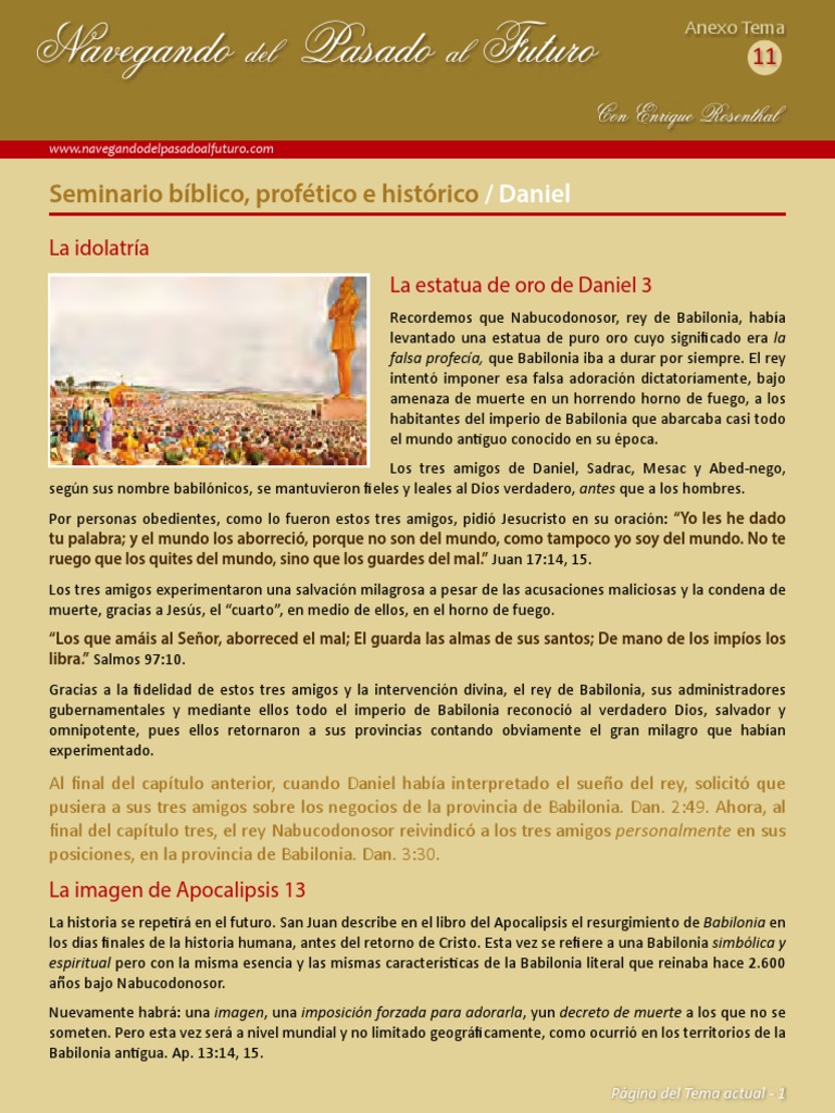 La Idolatría en Babilonia y su Relevancia | PDF | Libro de revelación ...
