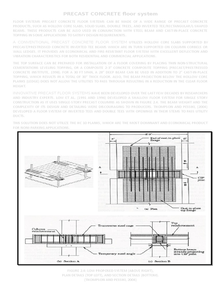 PRECAST CONCRETE Floor System | Download Free PDF | Precast Concrete ...