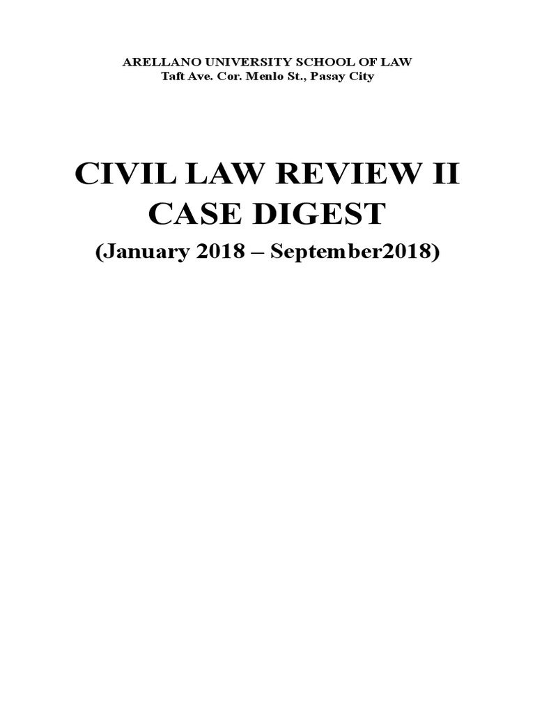 Civ 2 Digest | PDF | Lease | Guarantee
