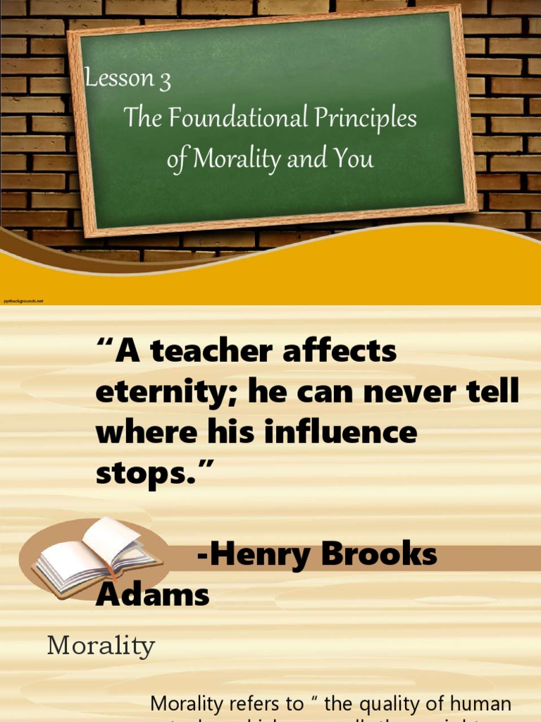 The Foundational Principles of Morality and You | PDF | Virtue | Morality