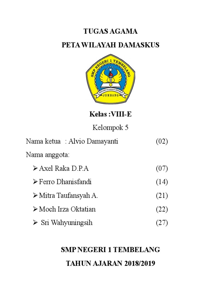 Peta Wilayah Damaskus | PDF