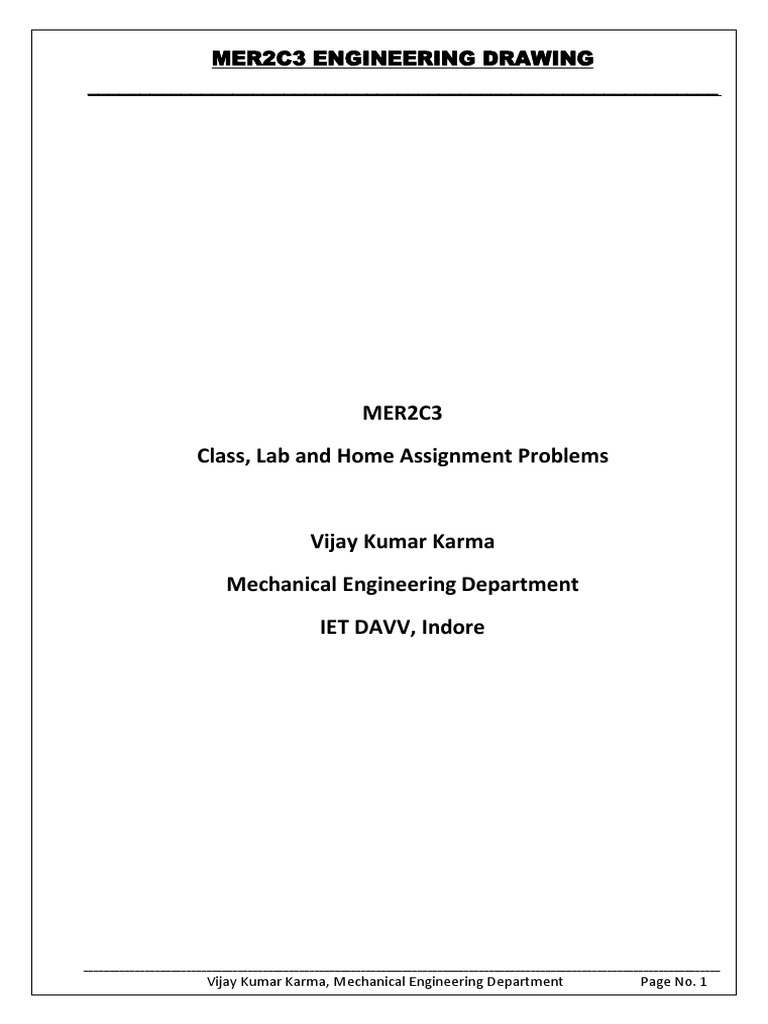 MER2C3 Engineering Drawing Manual | PDF | Ellipse | Circle