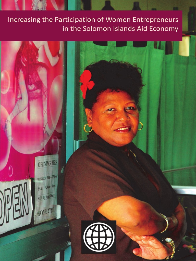 Solomon Islands Women in SME | PDF | Aids | Entrepreneurship