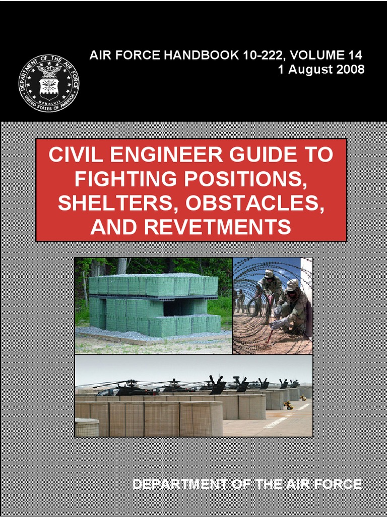 Air Force Civil Engineer Handbook | PDF | Explosion | Projectiles