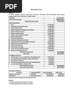 Contoh Rekonsiliasi Fiskal PPH Badan | PDF