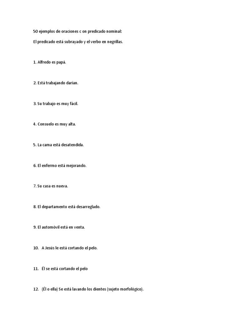 Hojas De Trabajo De Sujeto Predicado Simple Sujeto Y Predicado