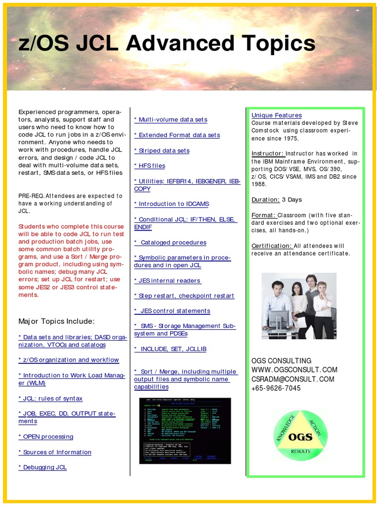 Zos Jcl Advanced V3 Pdf Pdf Computer Architecture Computing 6816