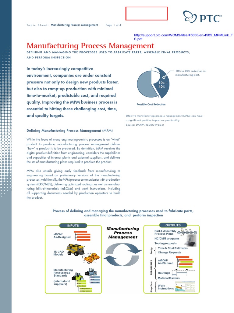 Management Process Manufacturing | PDF | Product Lifecycle | Business ...