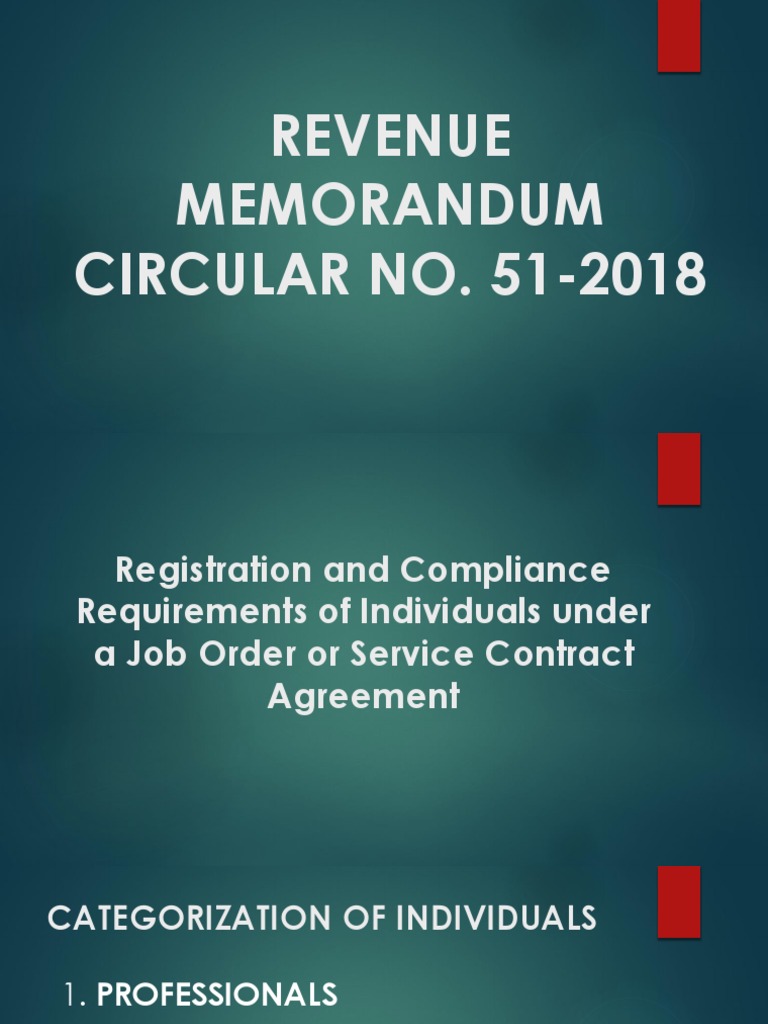 Revenue Memorandum CIRCULAR NO. 51-2018 | Download Free PDF ...