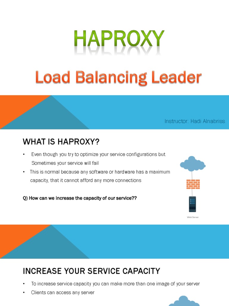 Haproxy Load Balancer | PDF | Load Balancing (Computing) | Transmission Control Protocol