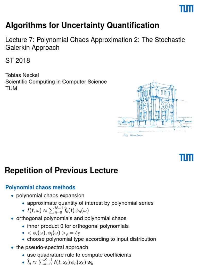 Algorithms For Uncertainty Quantification | PDF | Finite Element Method | Equations