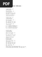 Notasi dan Chord Lagu Bunda | PDF