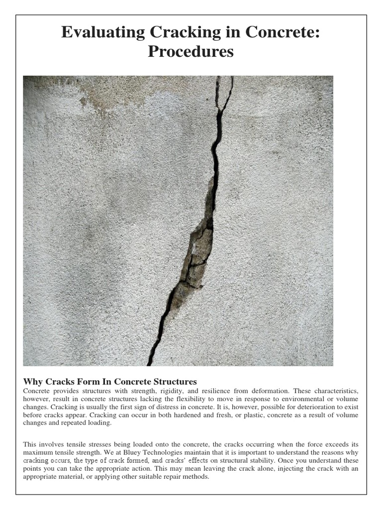 Evaluating Cracking in Concrete | PDF | Fracture | Concrete
