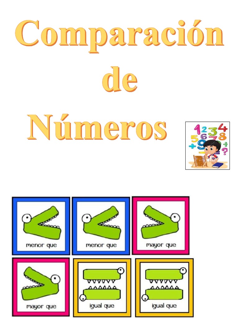 Comparacion de Numeros | PDF