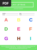 Aprendo Las Letras Abecedario PDF | PDF