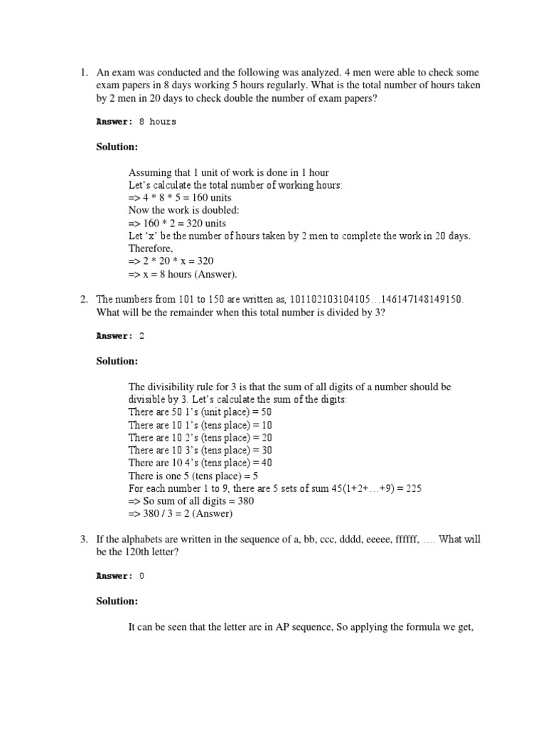 Tcs 1 | PDF | Area | Prime Number