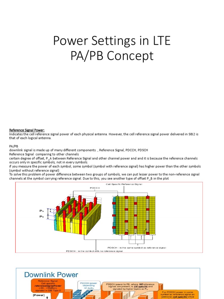 LTE Power Settings Overview | PDF