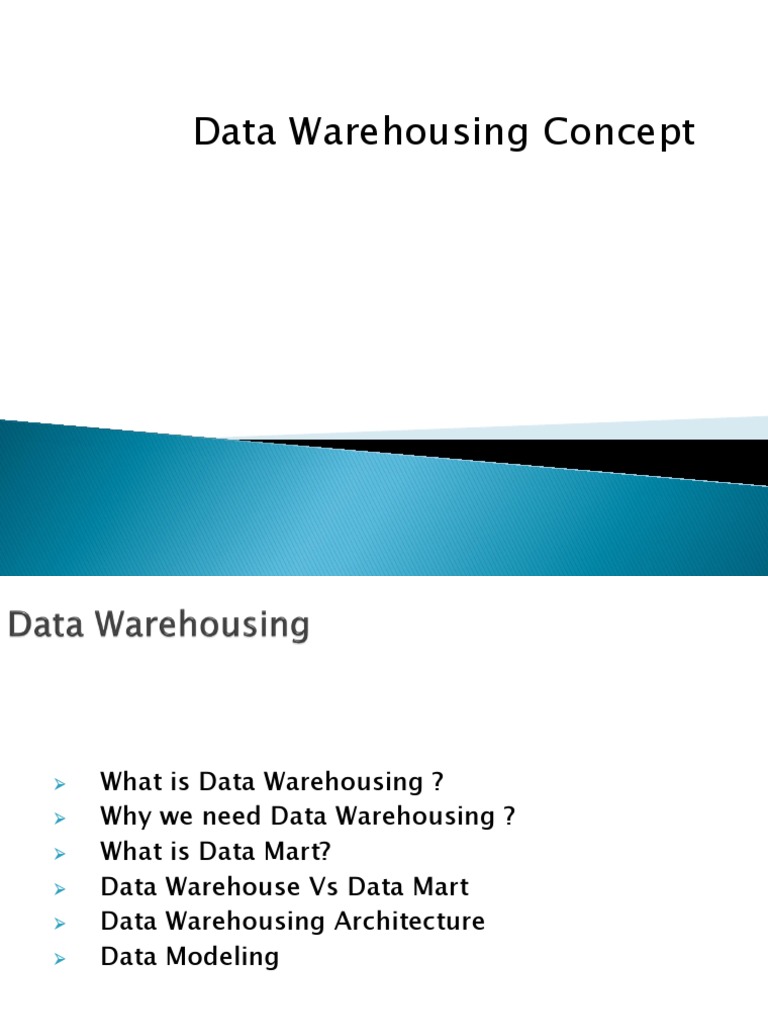Data Warehousing Essentials Guide | PDF | Data Warehouse | Data Model