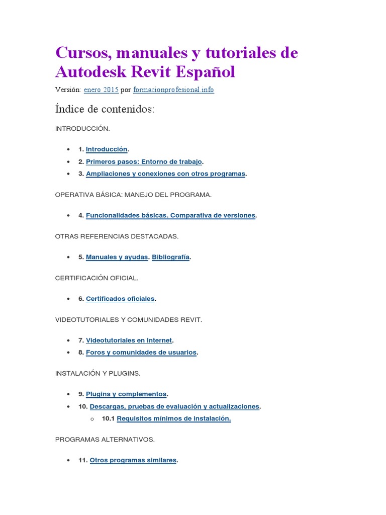 Tutorial Revit PDF | PDF | Autodesk Revit | Software