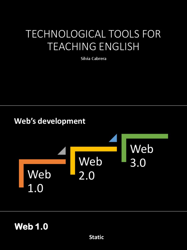 Technological Tools For Teaching English | PDF | Technology & Engineering