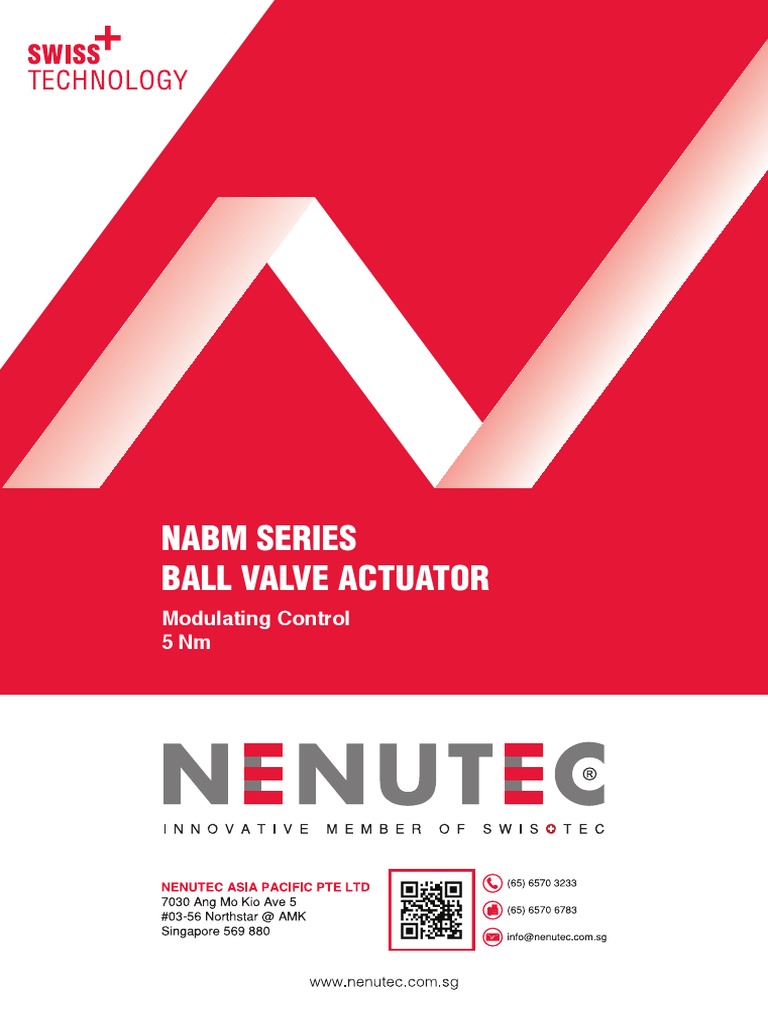 Nabm Series Ball Valve Actuator: Modulating Control 5 NM | PDF | Power ...
