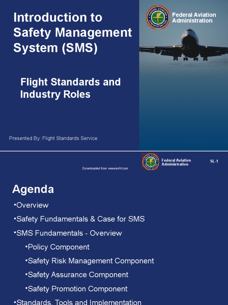 Intro To SMS | PDF | Risk Management | Federal Aviation Administration