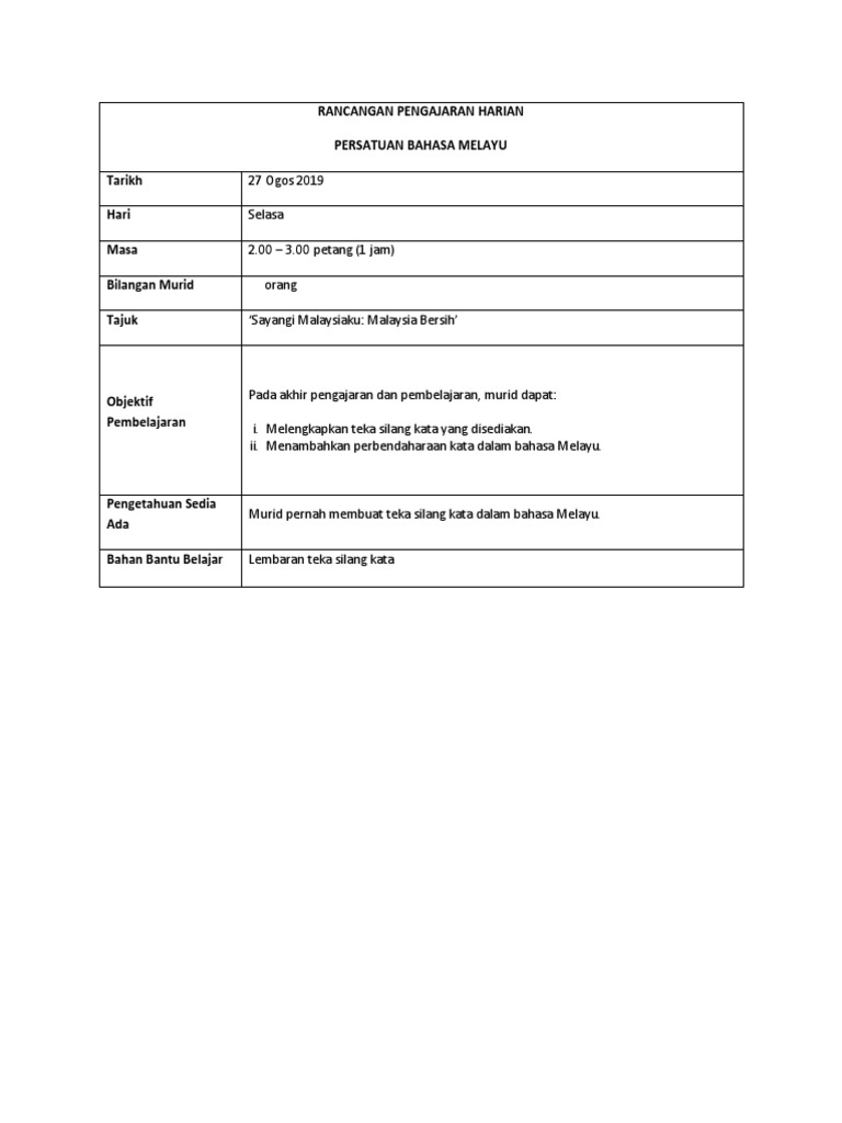 RPH Koku | PDF | Seni & Disiplin Bahasa