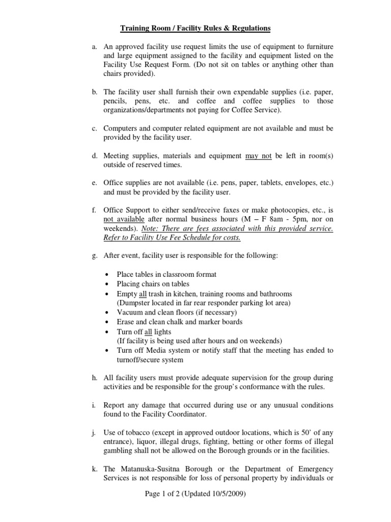 Training Room Utilization | PDF | Gambling | Government