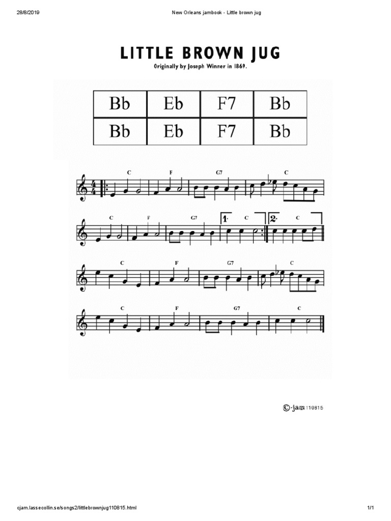 Little Brown Jug | PDF