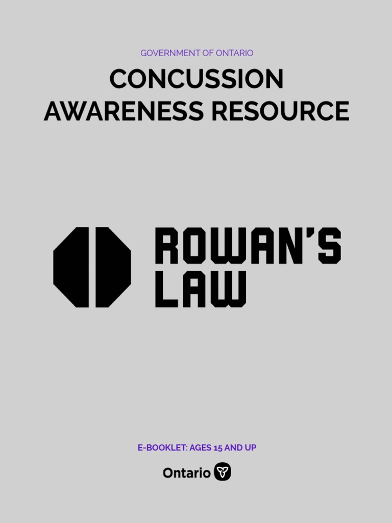 Rowan's Law 15+ | Download Free PDF | Concussion | Physician